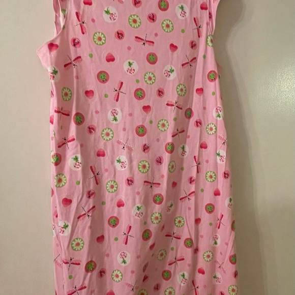 Talbots | Pajamas | Talbots Pink And Green Nightgown With Playful ...